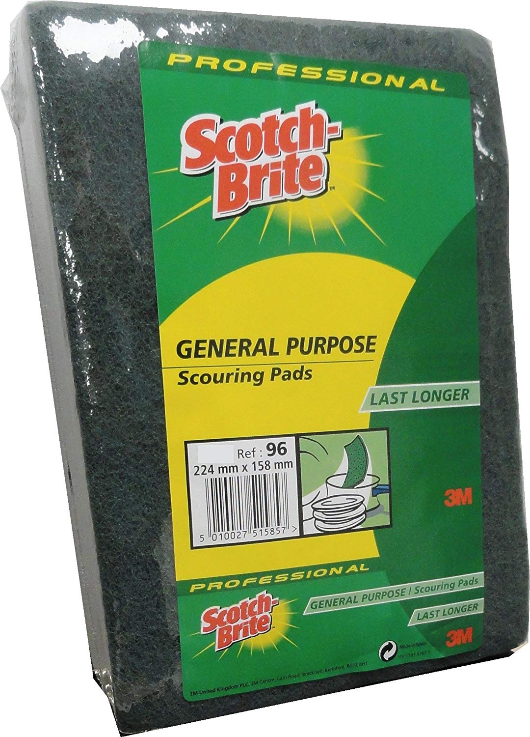 3M Scotch-Brite No. 96 General Purpose Scouring Pads (60) | ESupplyLine